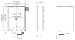 2 inch TFT Display, 320x240, SPI Interface, ILI9340