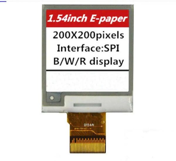 1.54 inch E-Ink Display, 200×200, SPI Interface Wholesale