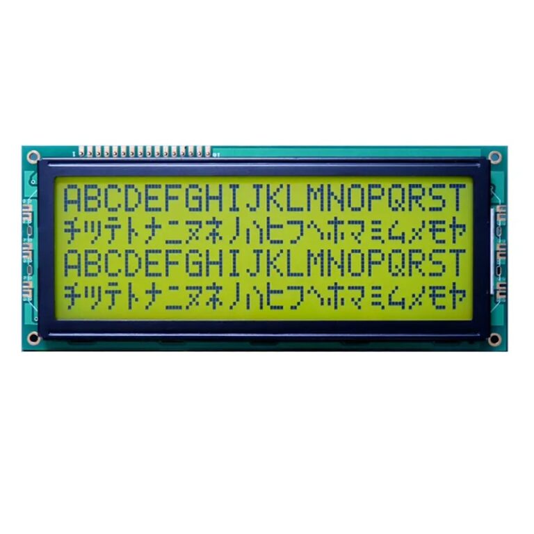 20x4 Character LCD Display Module with I2C Interface | Go2Display