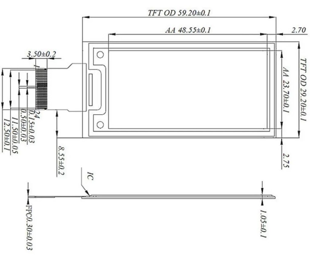 2.13 inch E-Ink Display, 250×122, SPI Interface Wholesale